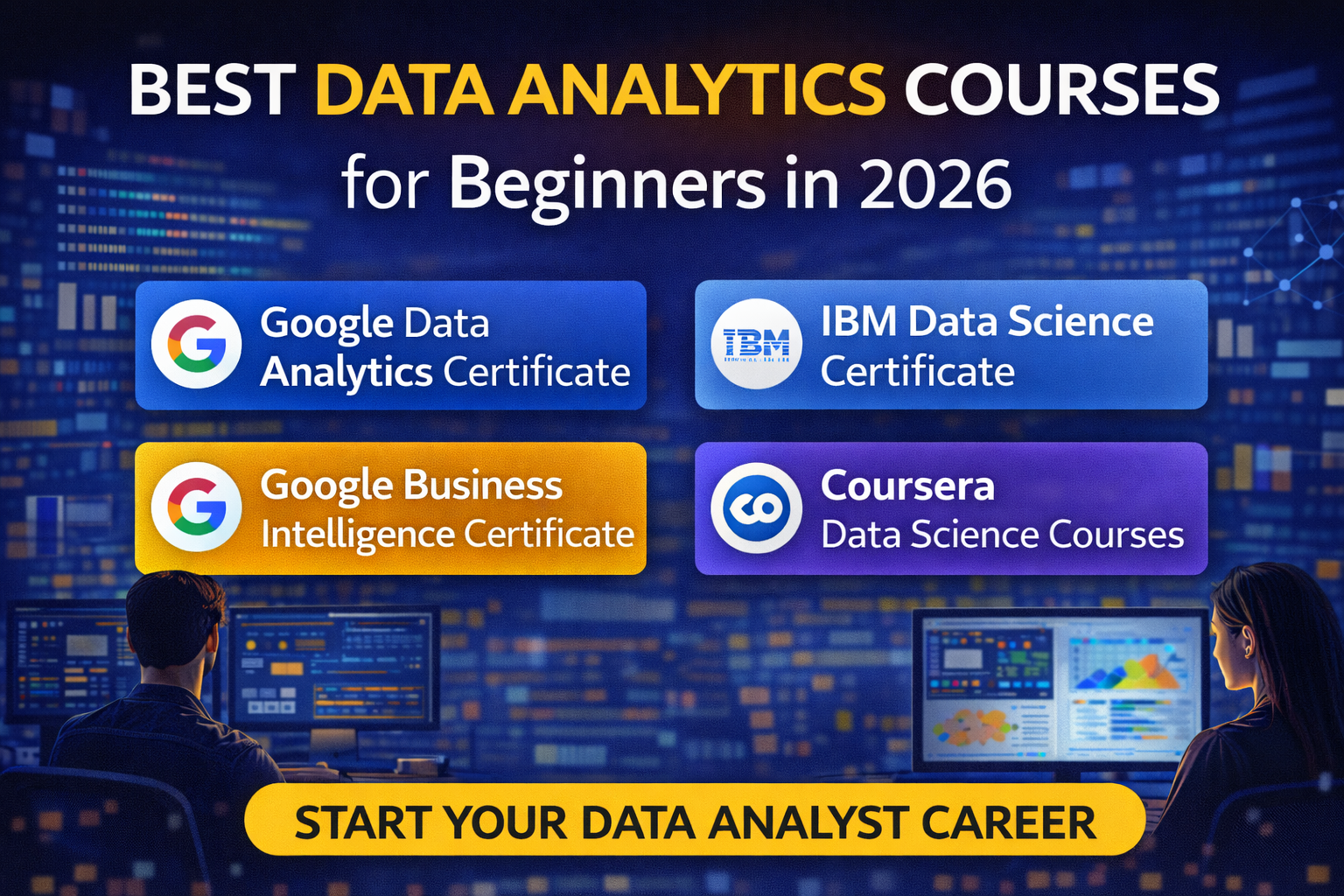 Best Data Analytics Courses for Beginners in 2026
